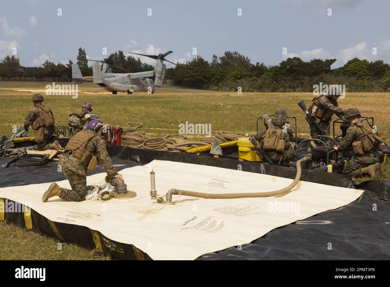 U.S. Marines with Marine Medium Tiltrotor Squadron 265 (Rein.), 31st ...