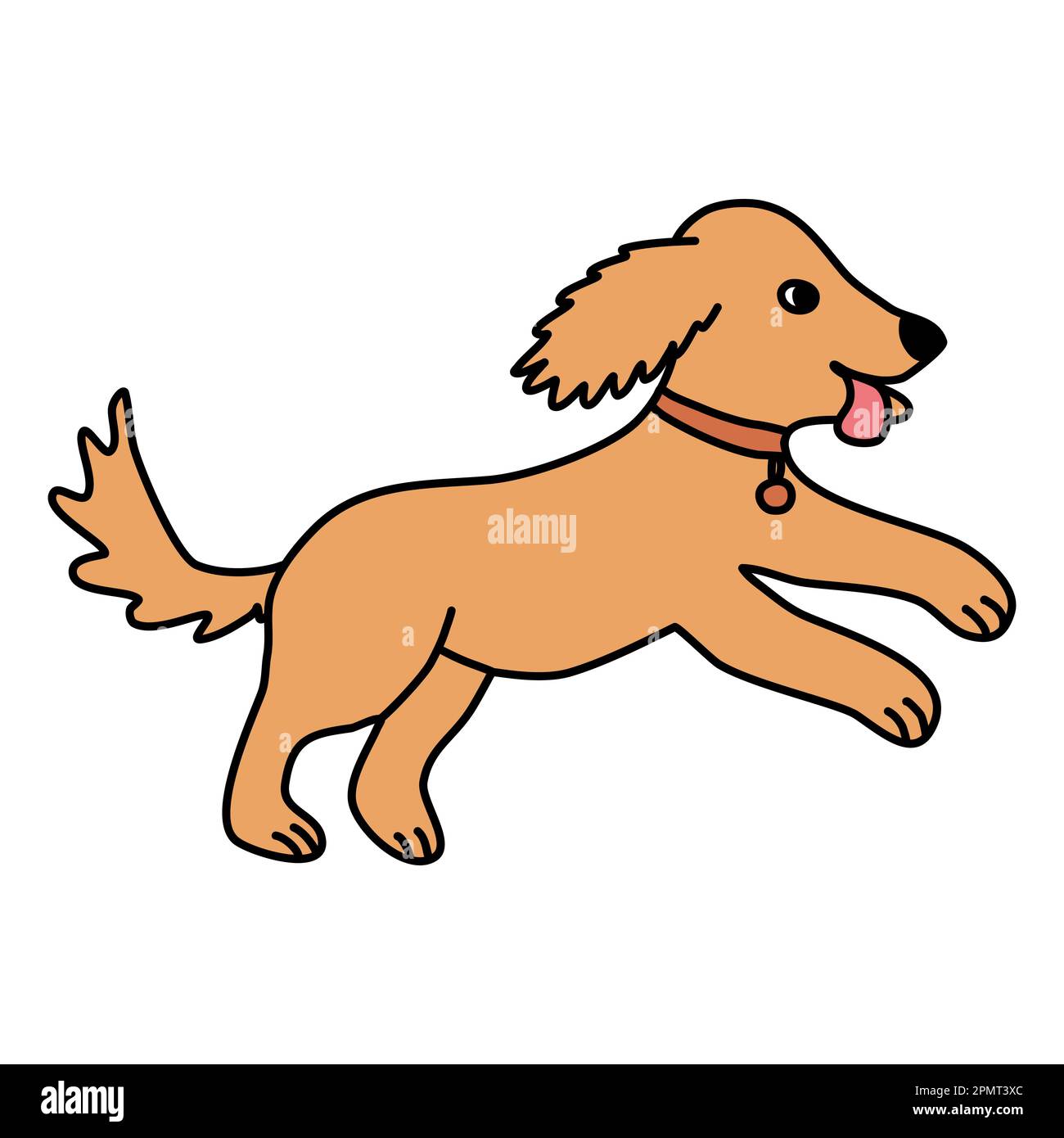 Golden retriever and speed Stock Vector Images - Alamy