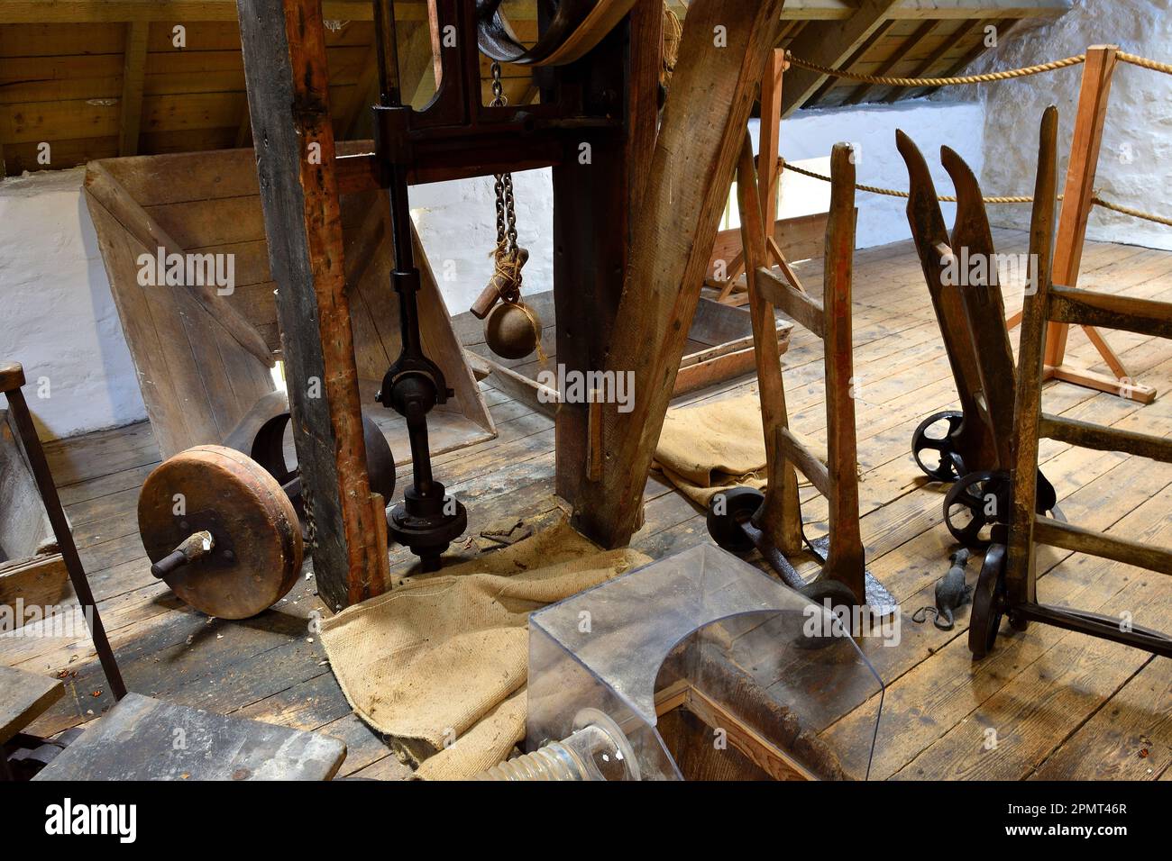New Abbey corn mill Stock Photo - Alamy