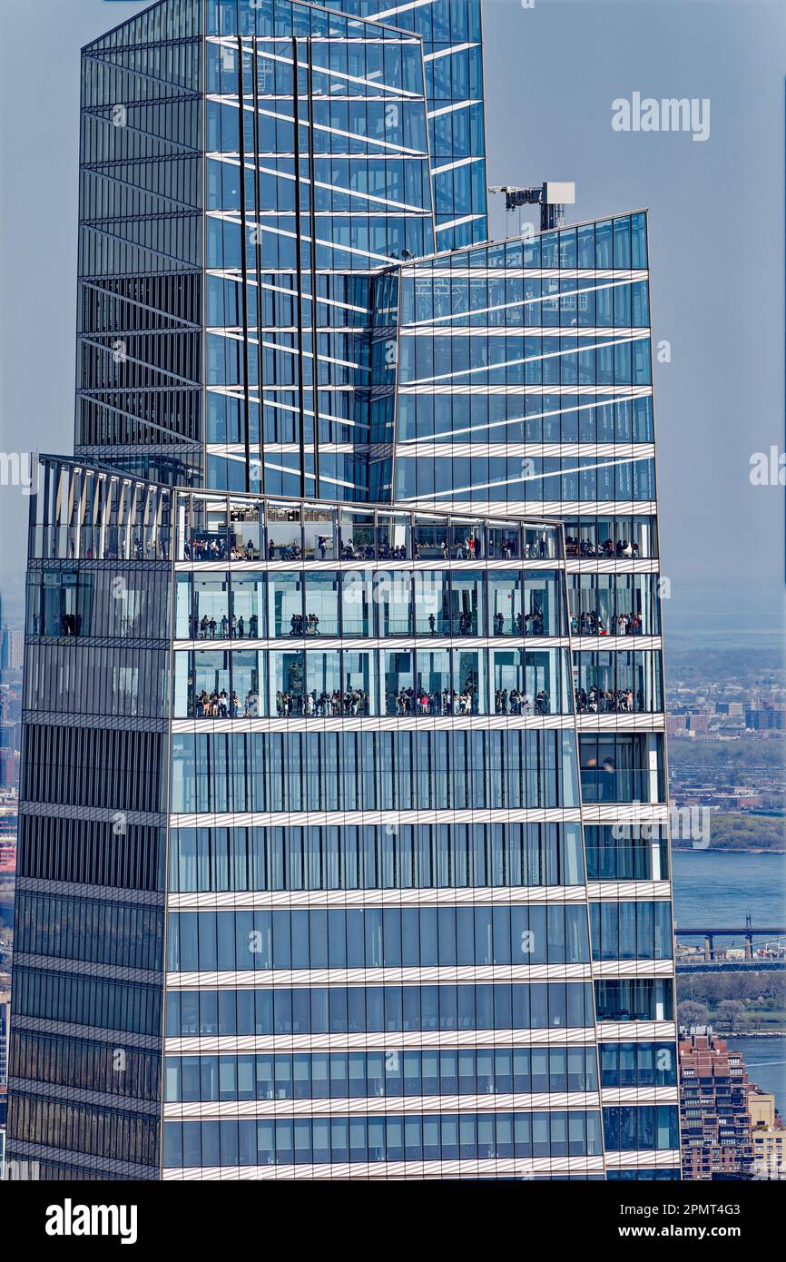 View on high: Supertall One Vanderbilt’s tapered tower is clad in terra ...
