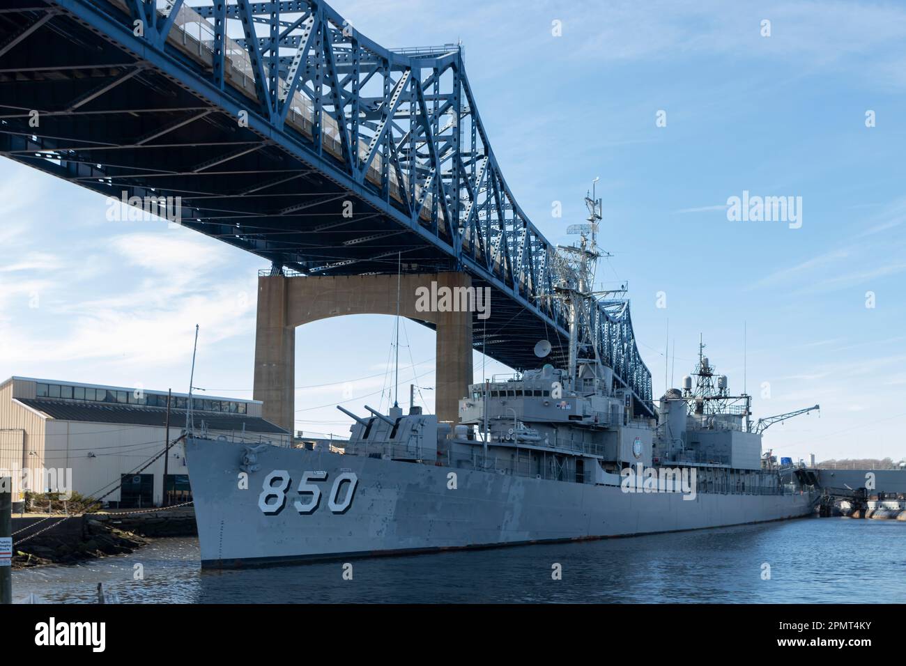 USS Joseph P. Kennedy Jr. at Battleship Cove maritime museum and war ...