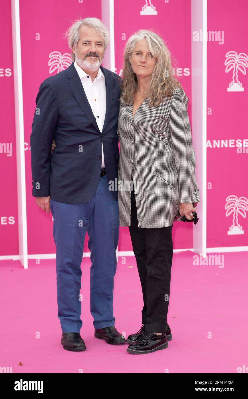 Cannes, France. 15th Apr, 2023. Connie Yost and Creator Graham Yos ...