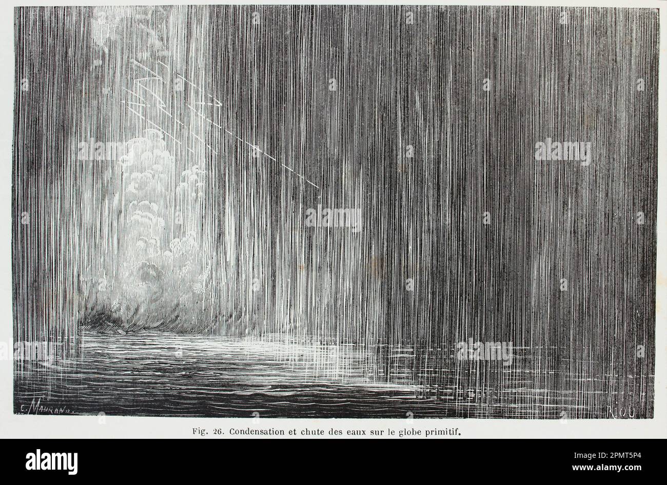 The land before the flood Stock Photo - Alamy