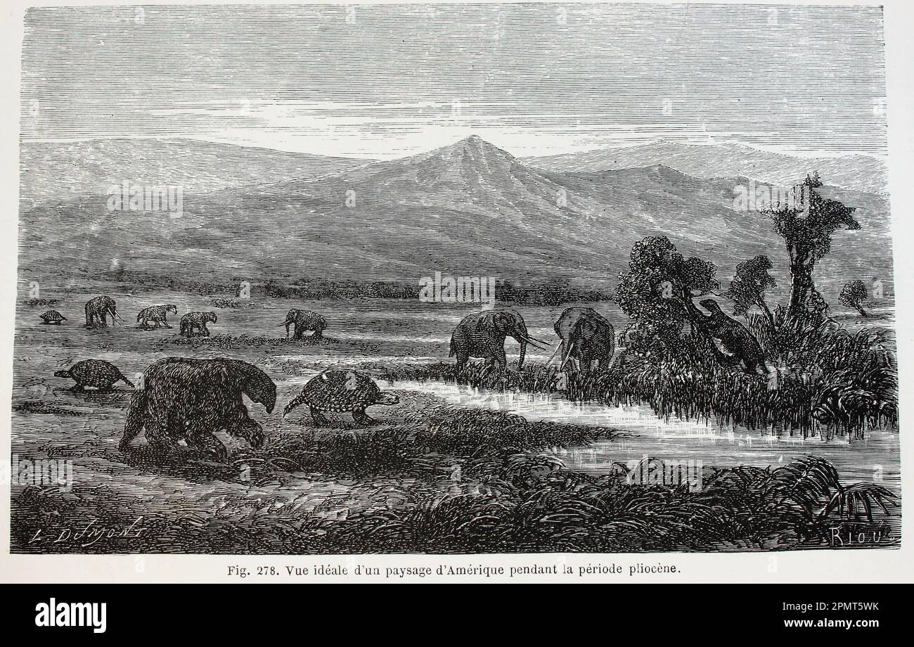 The land before the flood Stock Photo - Alamy