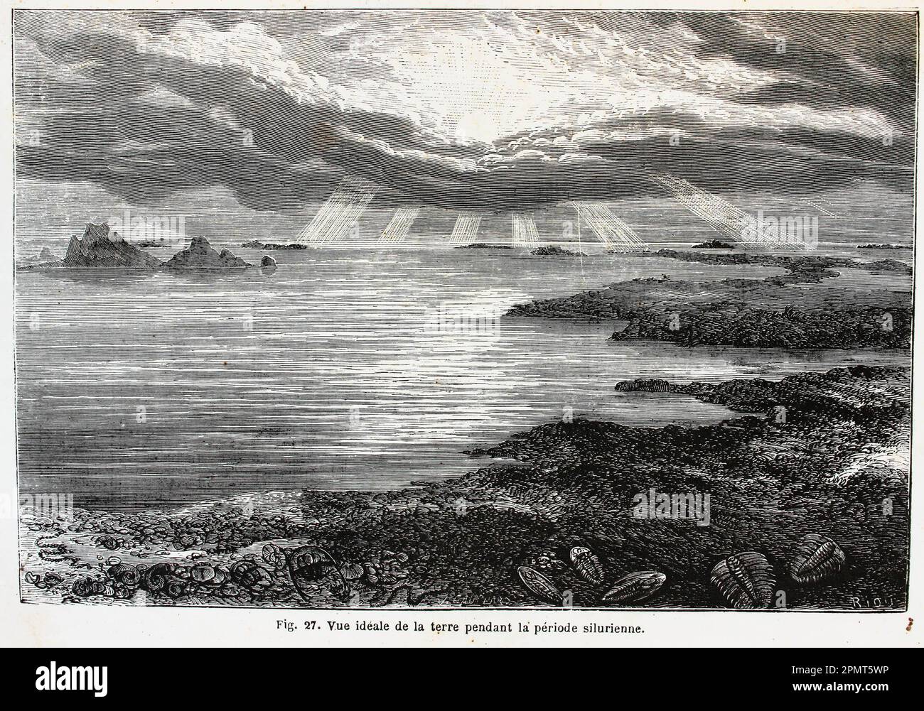 The land before the flood Stock Photo - Alamy