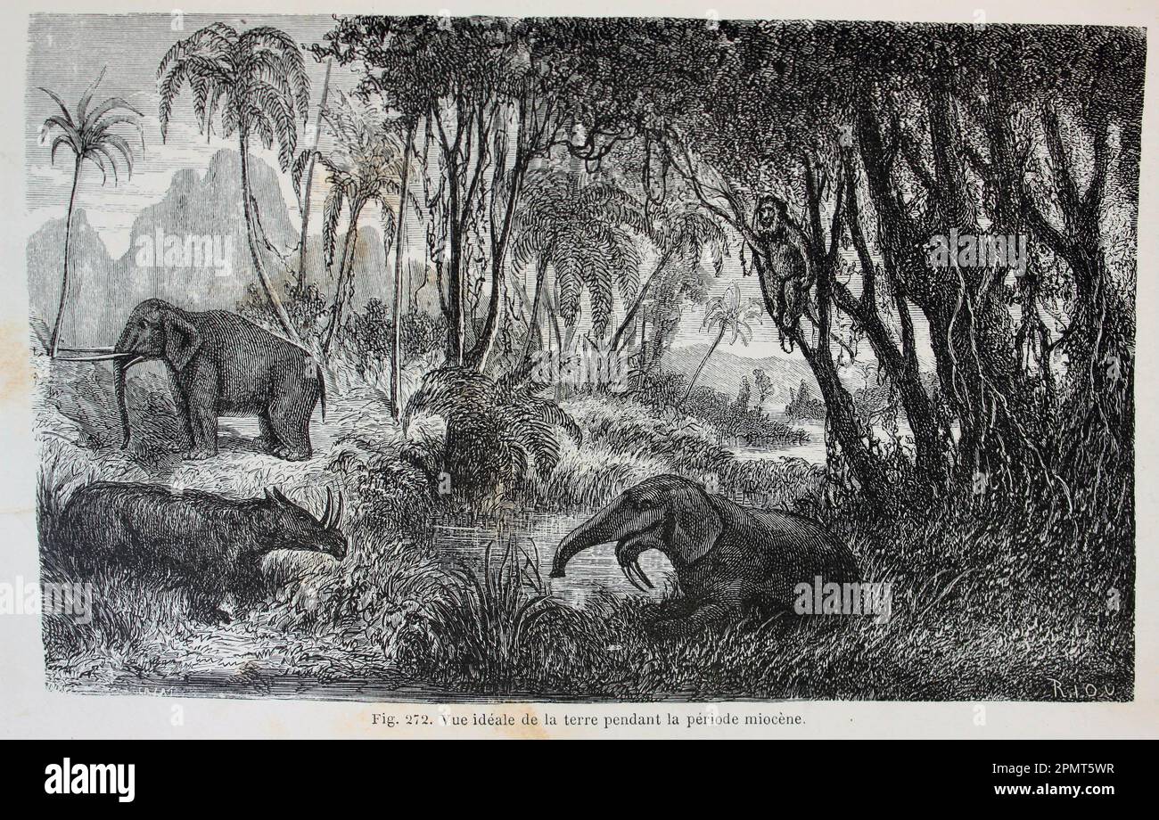 The land before the flood Stock Photo - Alamy