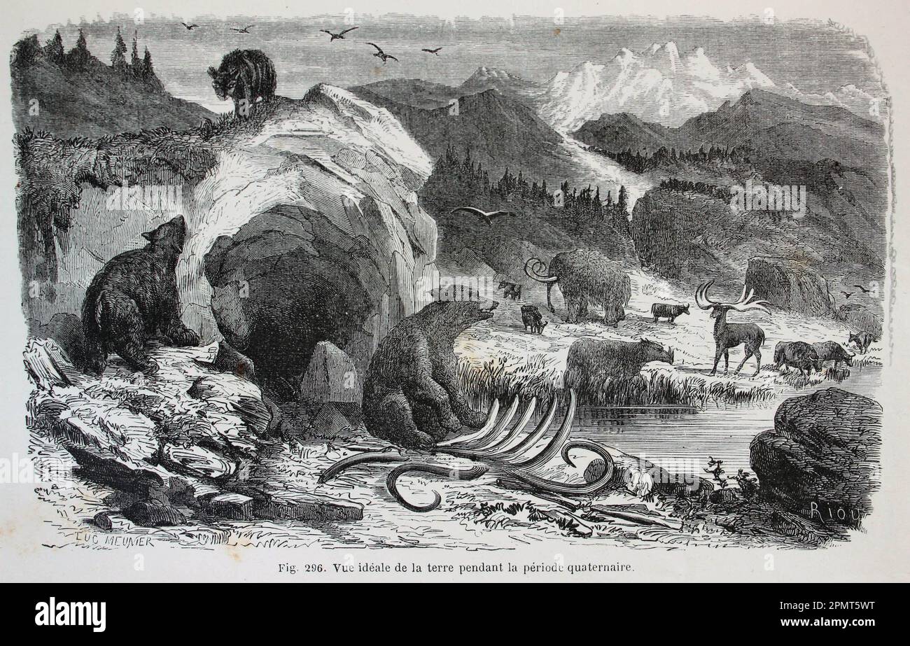 The land before the flood Stock Photo - Alamy