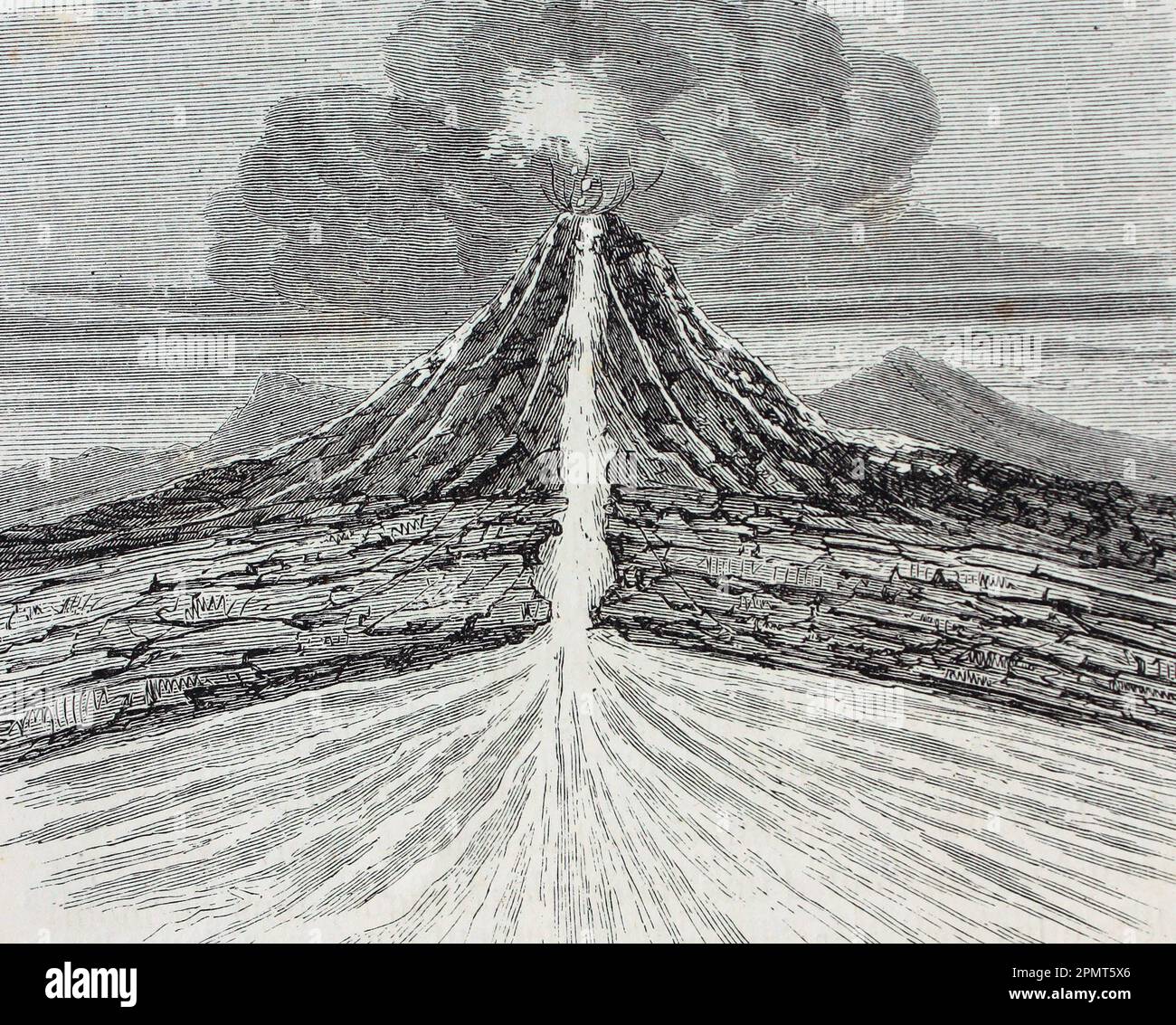 The land before the flood Stock Photo - Alamy