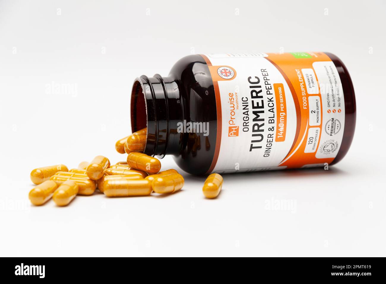 Fuji City, Shizuoka-Ken, Japan - September 10, 2022: Turmeric Curcumin ...