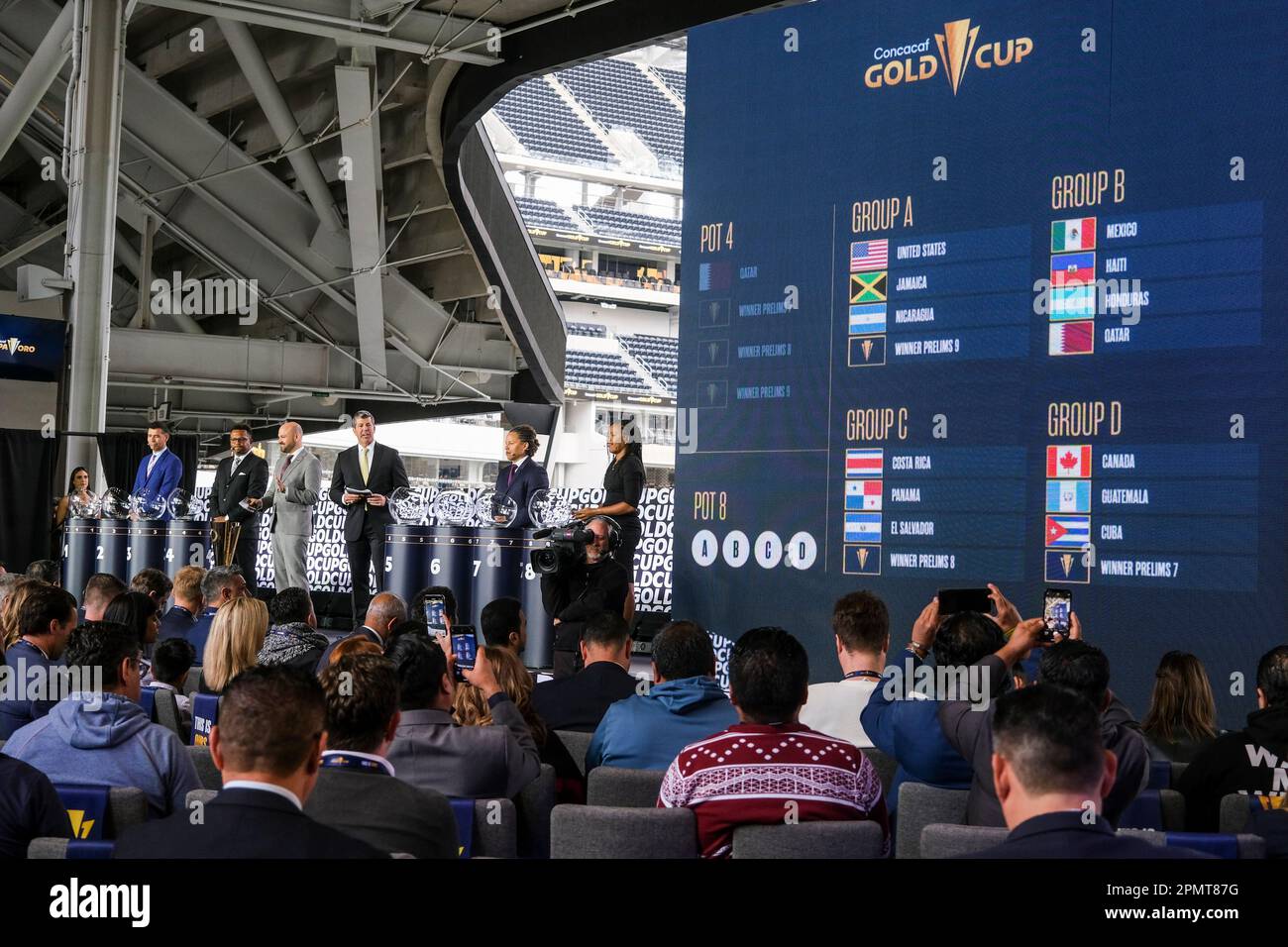 Los Angeles, California, USA. 14th Apr, 2023. The result is displayed ...