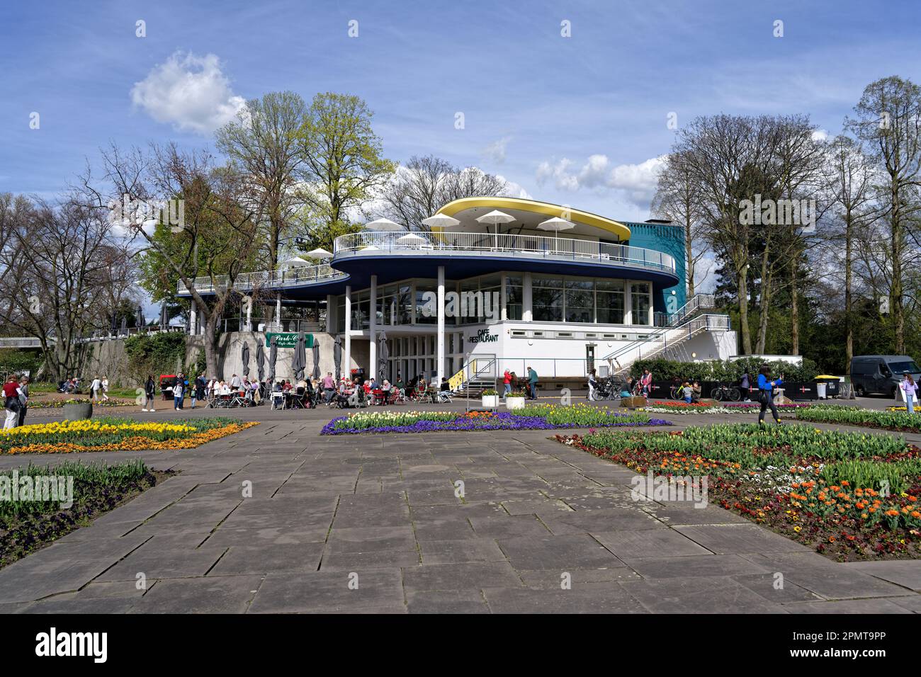 Cologne, Germany April 14 2023: the historic park cafe in cologne's ...