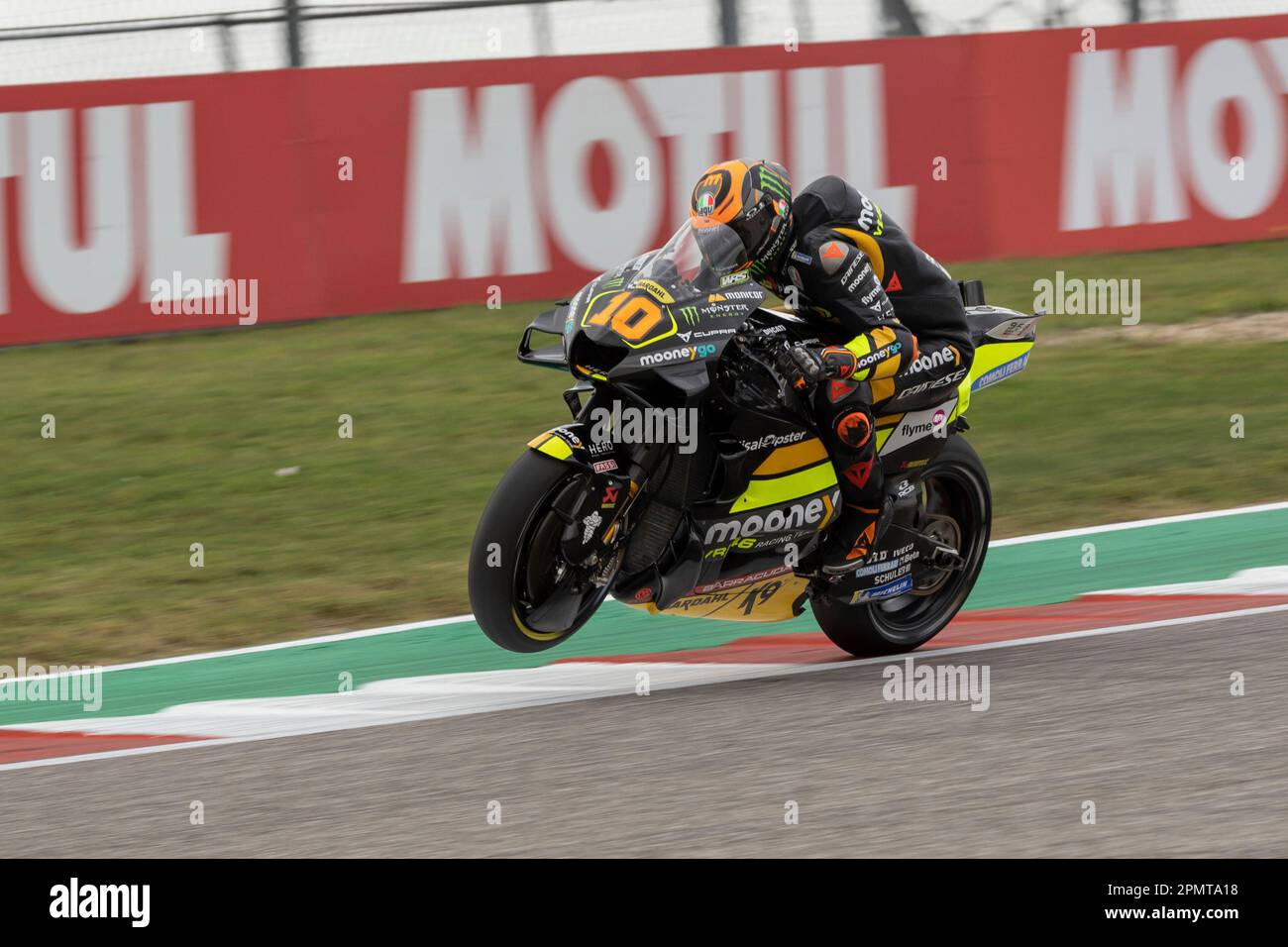 AUSTIN, TX - APRIL 14: Luca Marini (10) of Italy and Mooney VR46 Racing ...