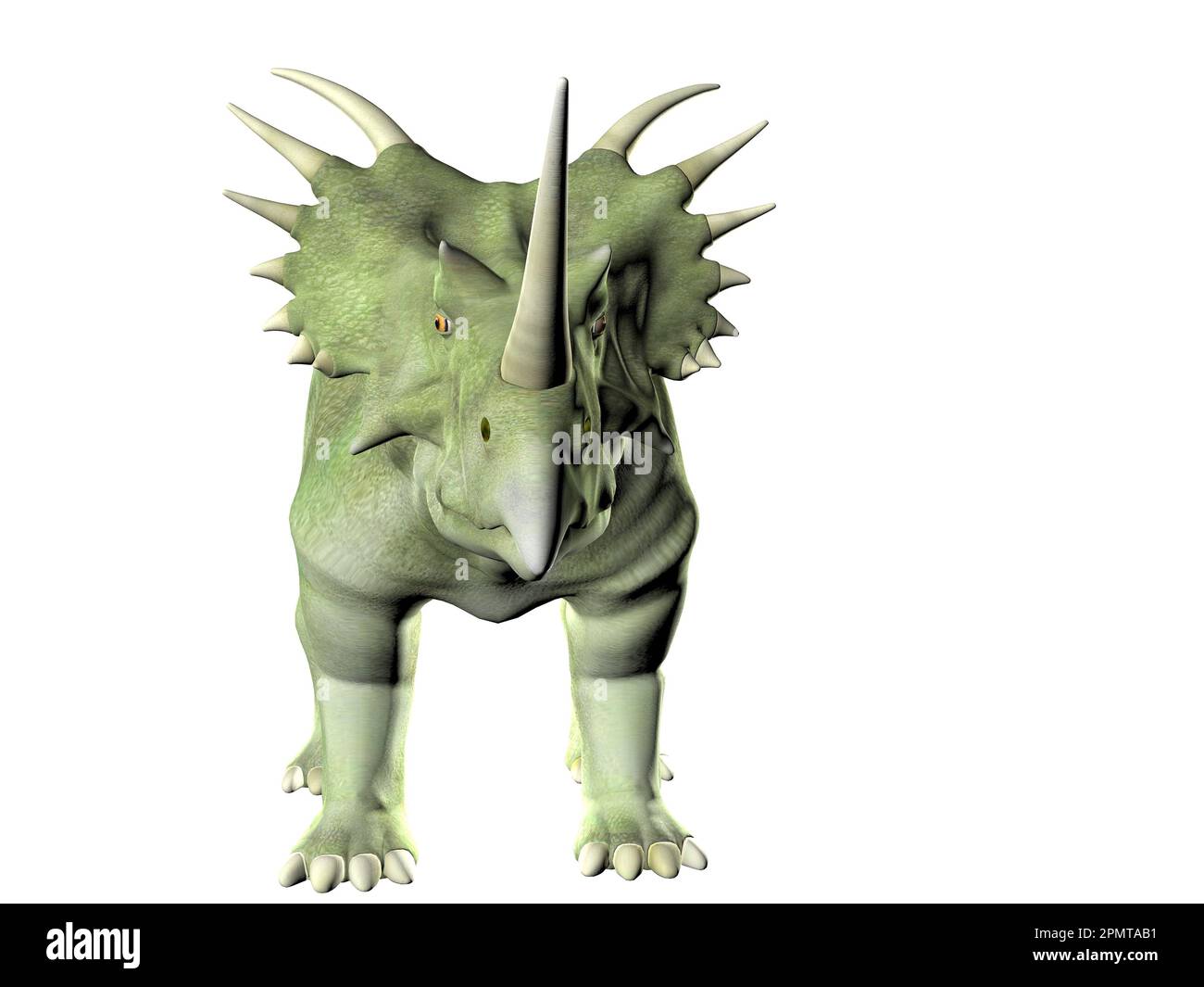 Triceratops an ancient jurassic extinct reptile Illustration Stock ...