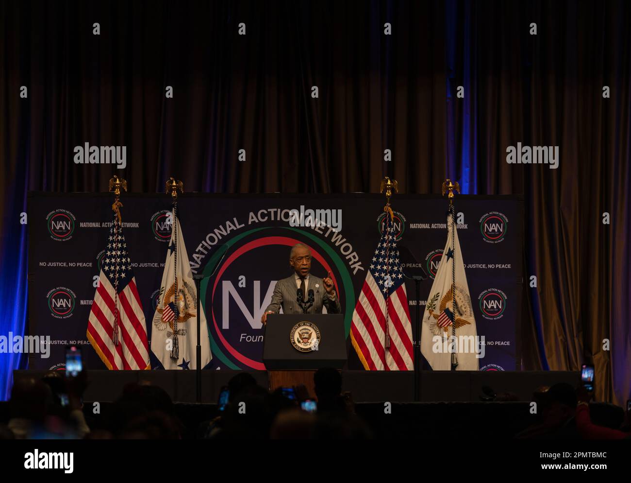 New York City, USA. 14th Apr, 2023. Al Sharpton attends the annual National Action Network ...