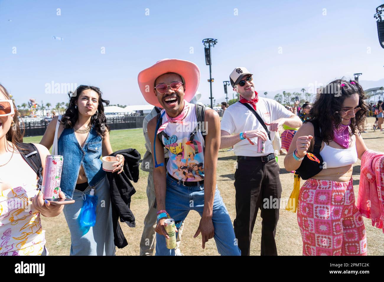 Festivalgoers are seen at the Coachella Music & Arts Festival at the ...
