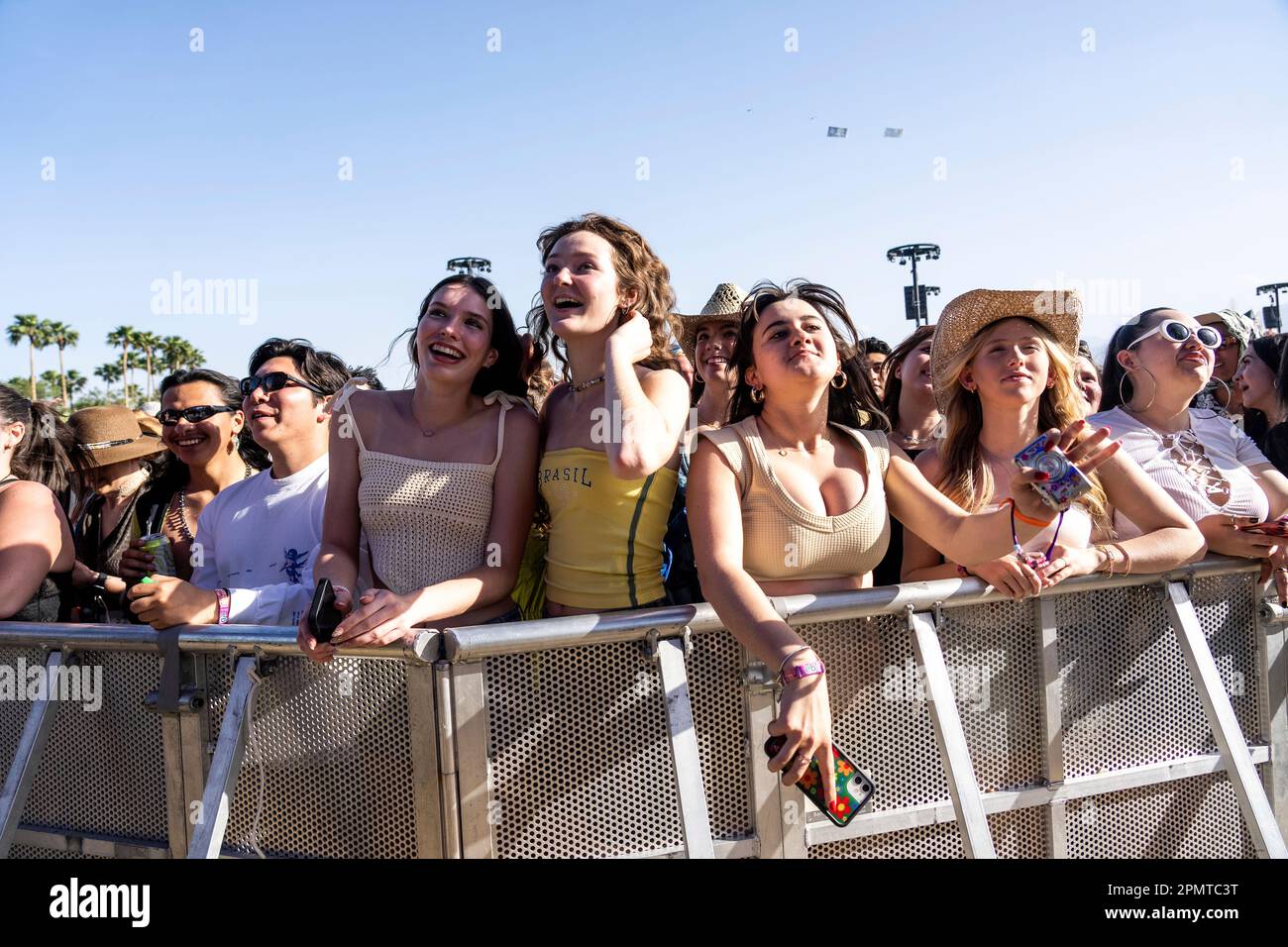 Festivalgoers are seen at the Coachella Music & Arts Festival at the ...