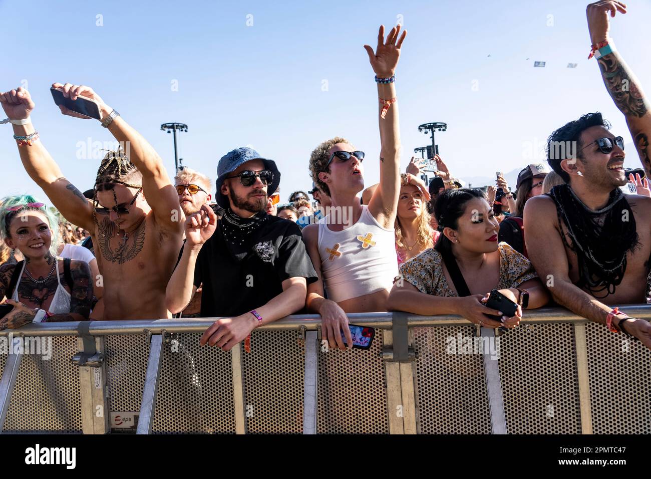 Festivalgoers are seen at the Coachella Music & Arts Festival at the ...
