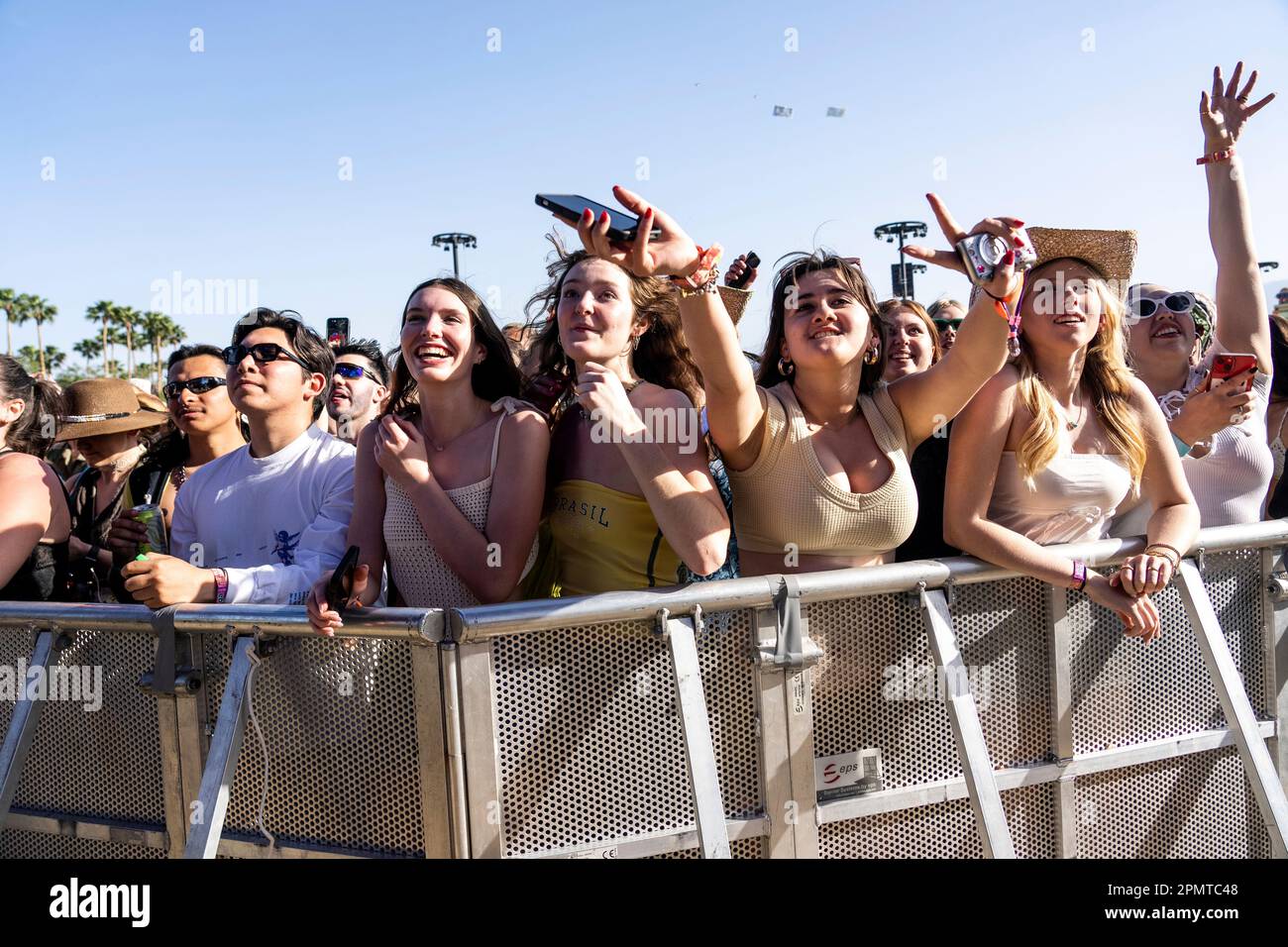 Festivalgoers are seen at the Coachella Music & Arts Festival at the ...