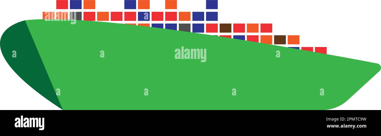 Expeditionary cargo ship logo vektor template Stock Vector Image & Art ...