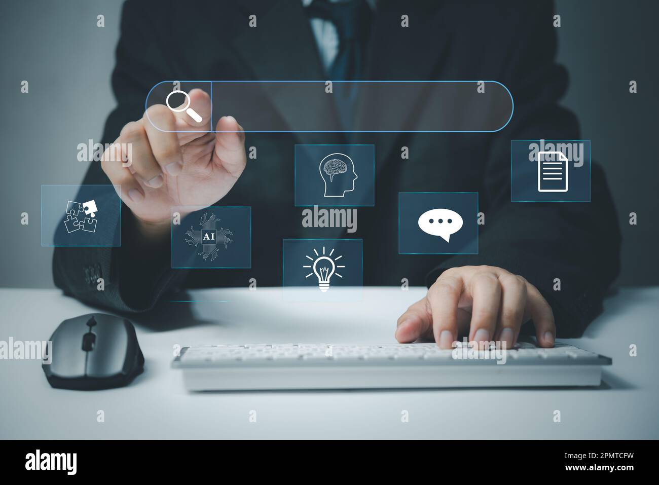 Ai chatbot search engine hi-res stock photography and images - Alamy