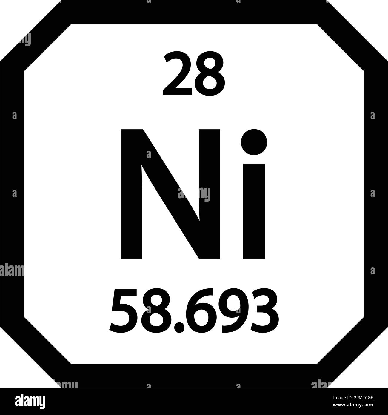 nickel icon vector template design Stock Vector Image & Art - Alamy