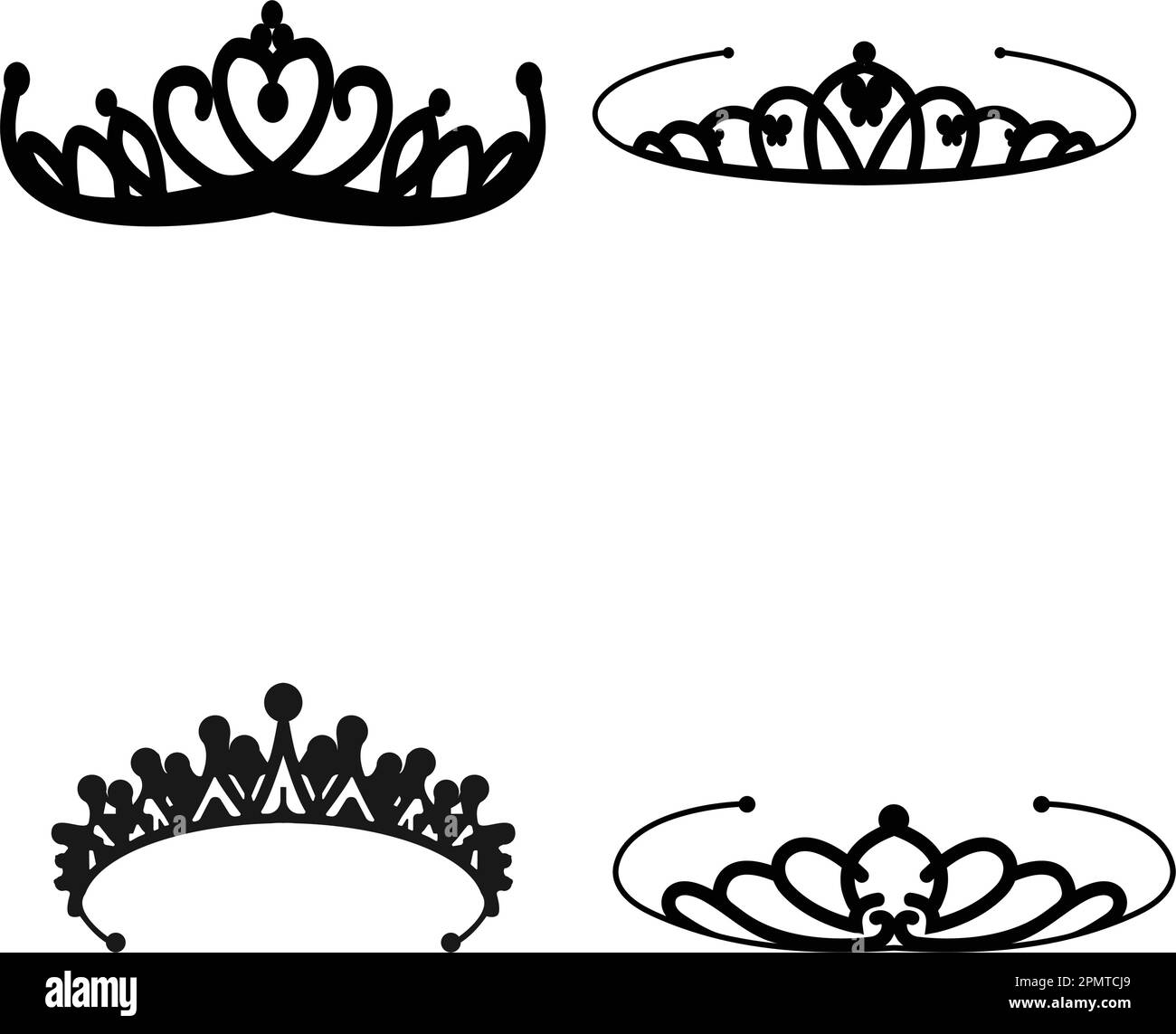 Bride Crown Vector Clipart