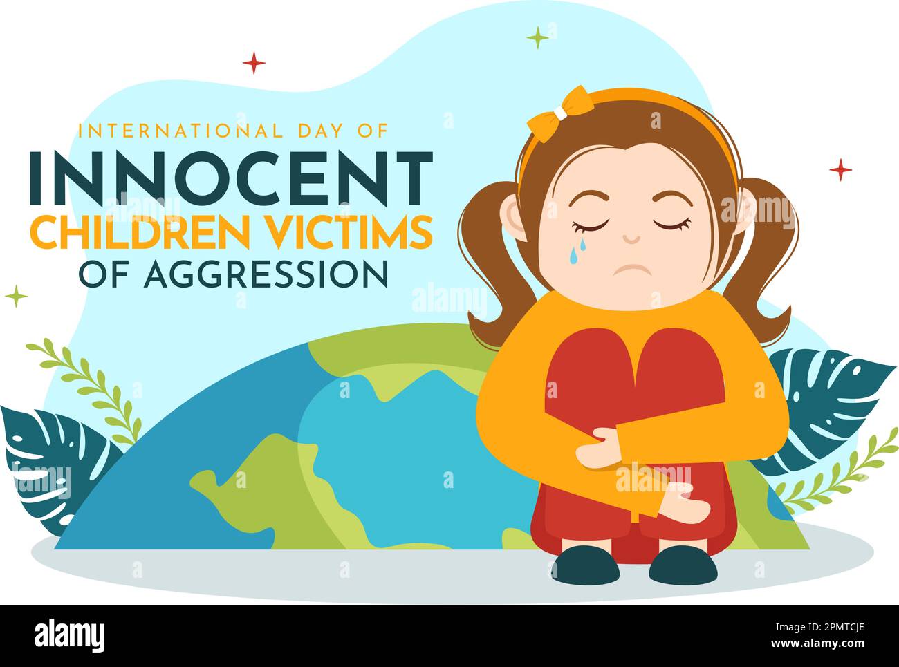 International Day of Innocent Children Victims of Aggression Vector ...