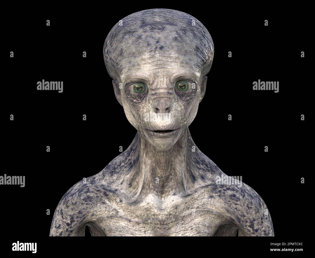 Alien space portrait hi-res stock photography and images - Alamy