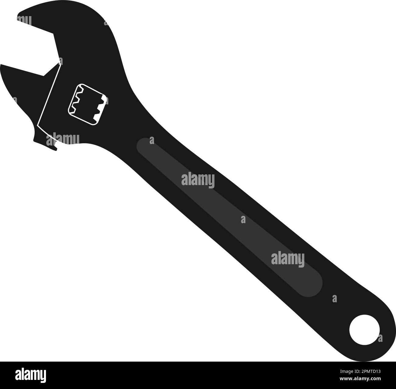 Plumber wrench Stock Vector Images - Alamy