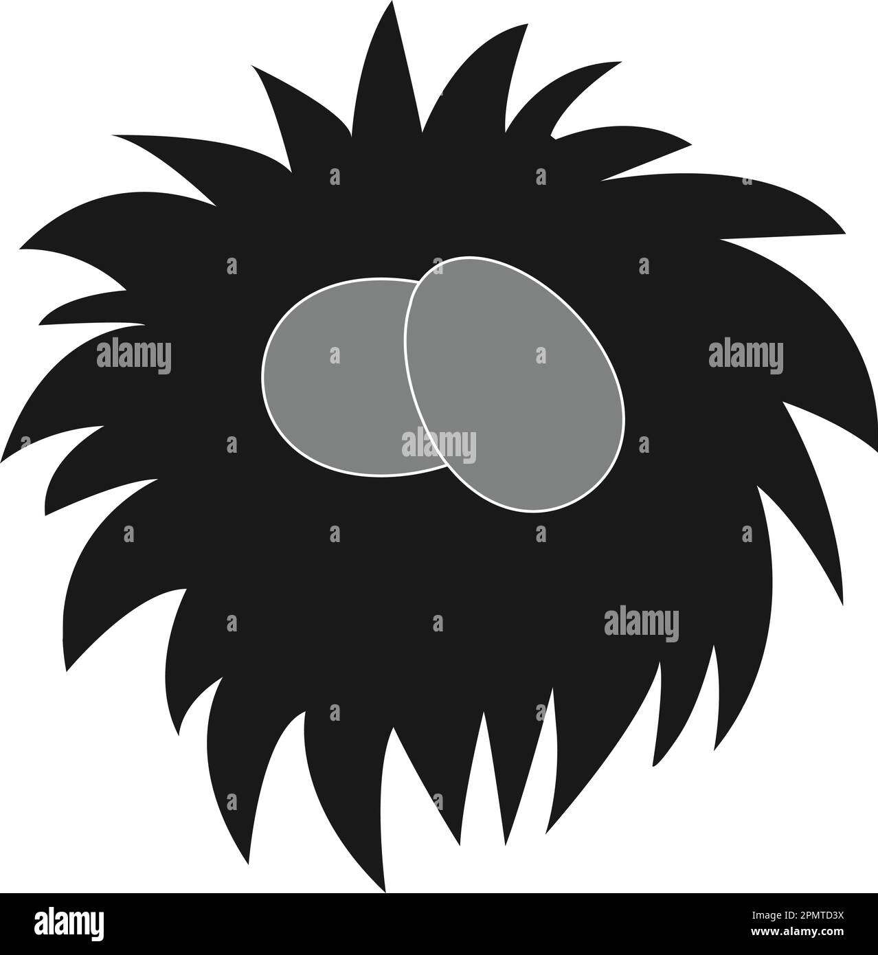 Birds nest logo Black and White Stock Photos & Images - Alamy