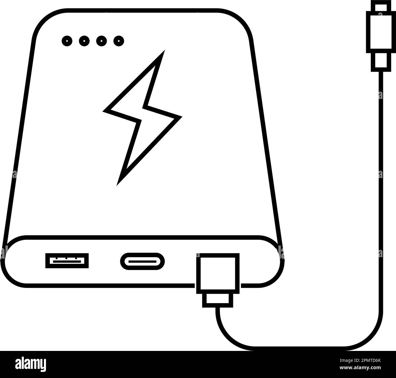 powerbank icon vector template design Stock Vector Image & Art - Alamy