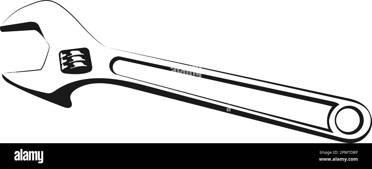 Wrench industrial design Stock Vector Images - Alamy