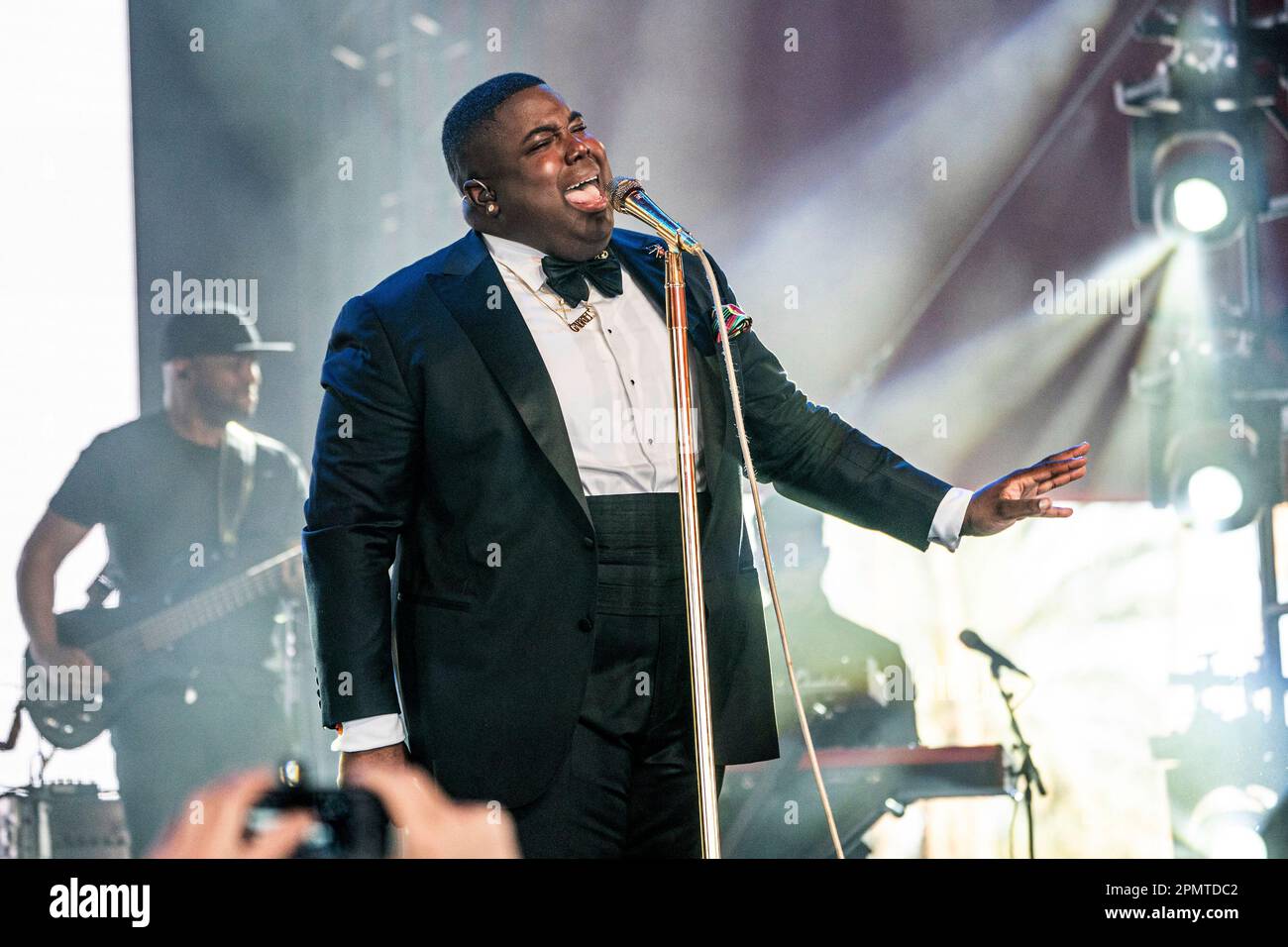 Jacob Lusk of Gabriels performs at the Coachella Music & Arts Festival ...