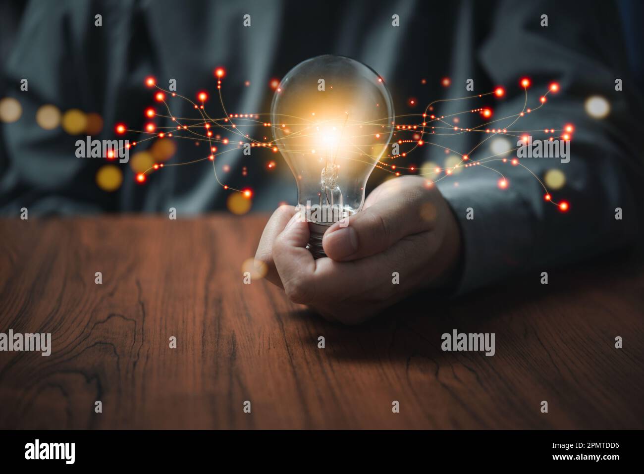 hand hold light bulb.Inspiration and Creativity Concepts.Innovation ...