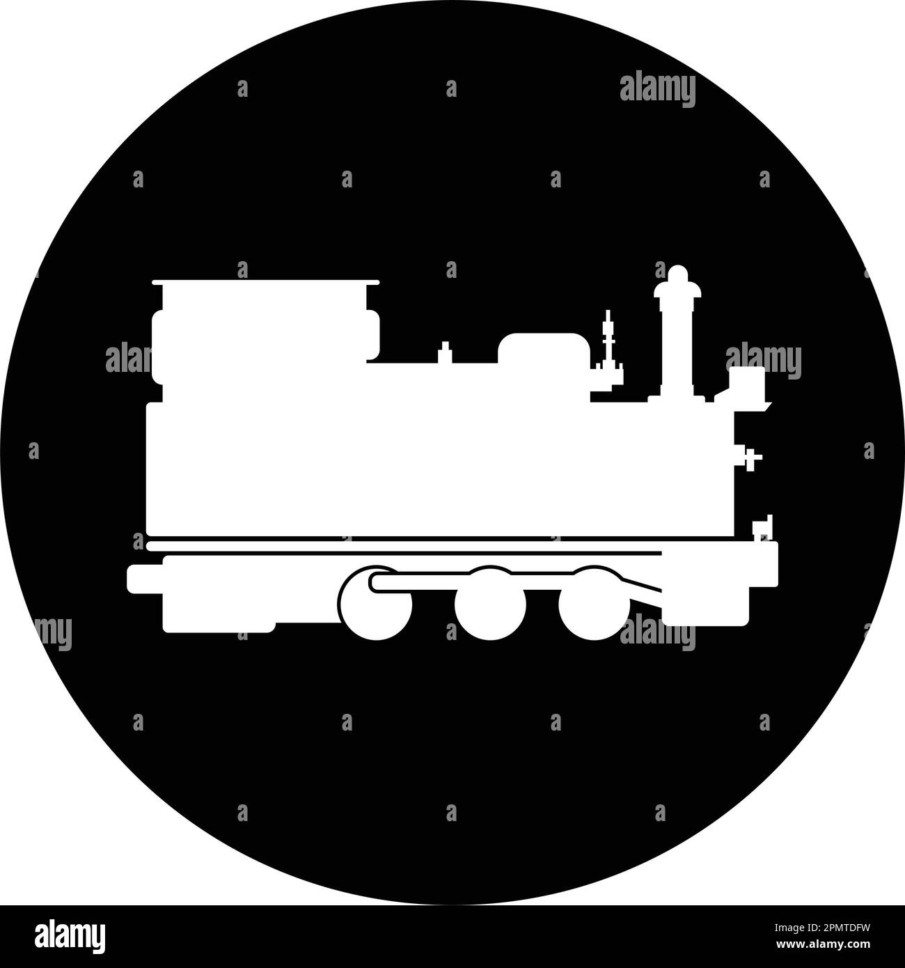 Old steam locomotives Stock Vector Images - Alamy