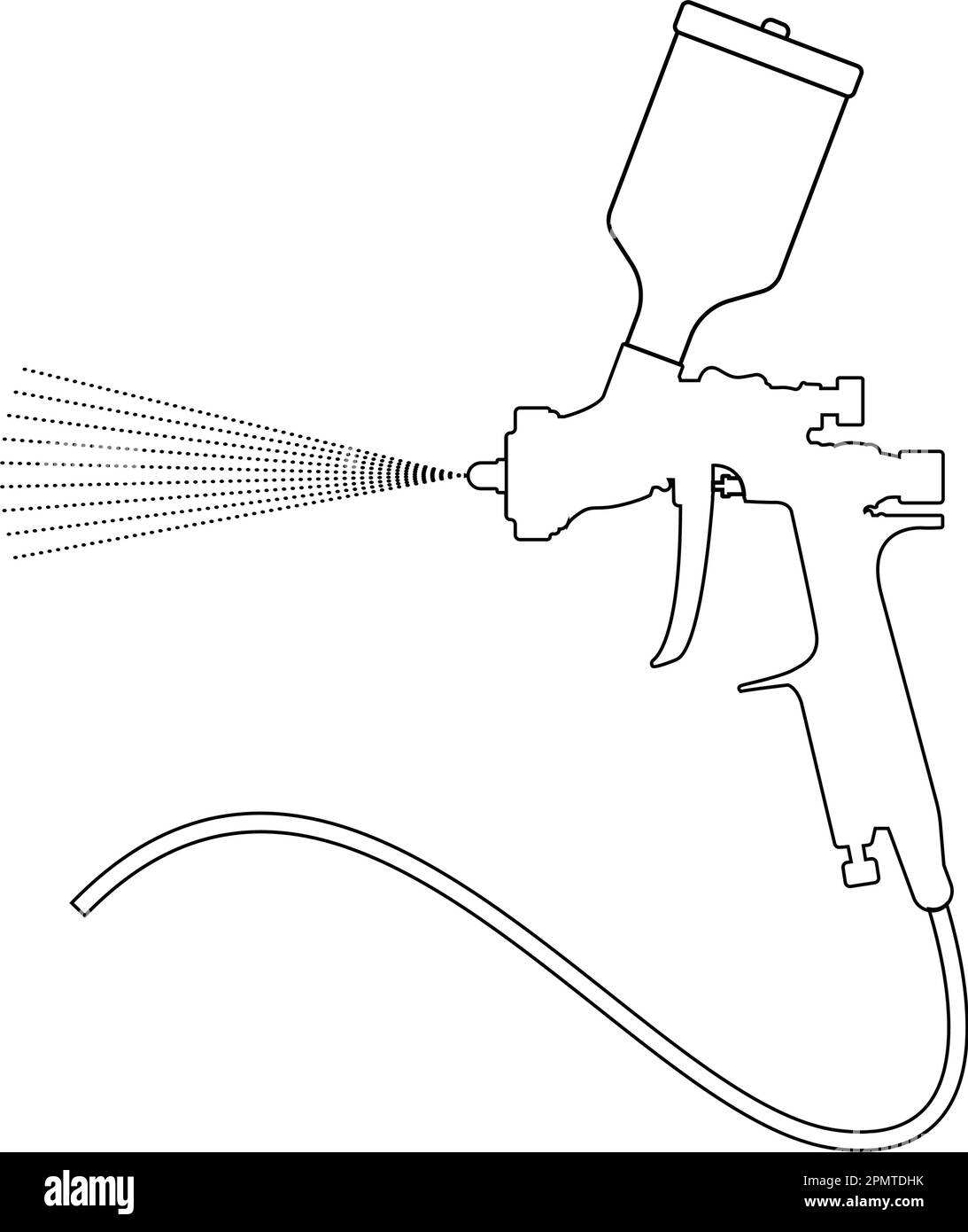 Spray painting iron Stock Vector Images - Alamy