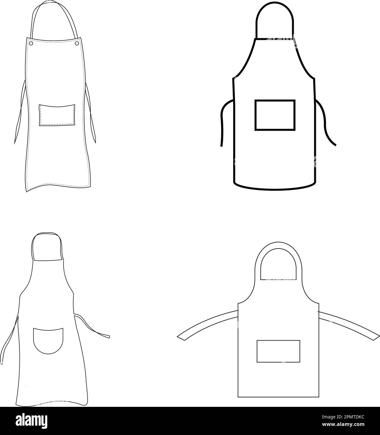 Apron vector vectors Cut Out Stock Images & Pictures - Alamy