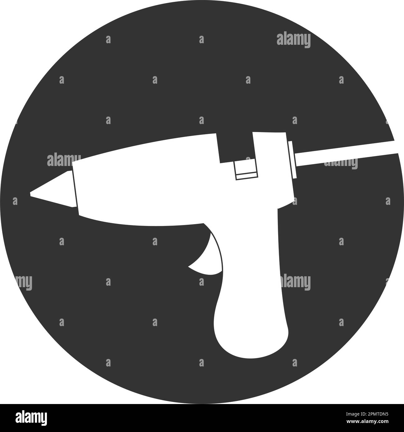 Glue gun vector icon .illustration design template Stock Vector Image ...