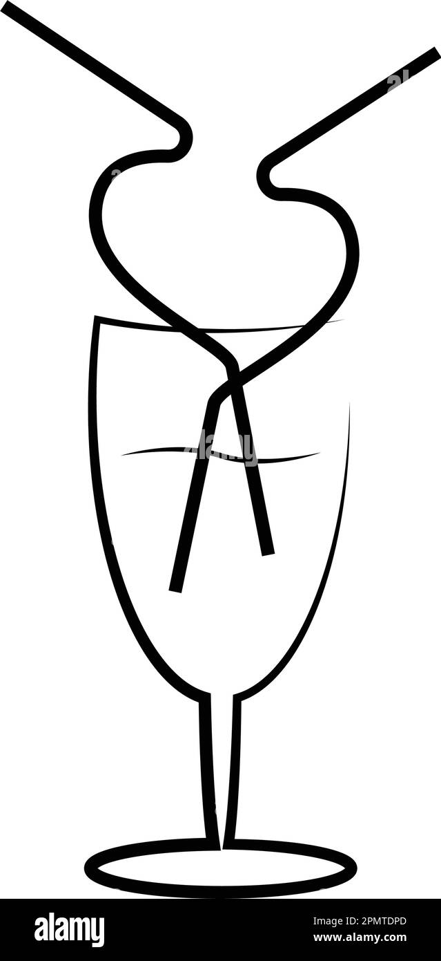 Bendy Straw Clipart Black And White The Drinking Straw Black And White