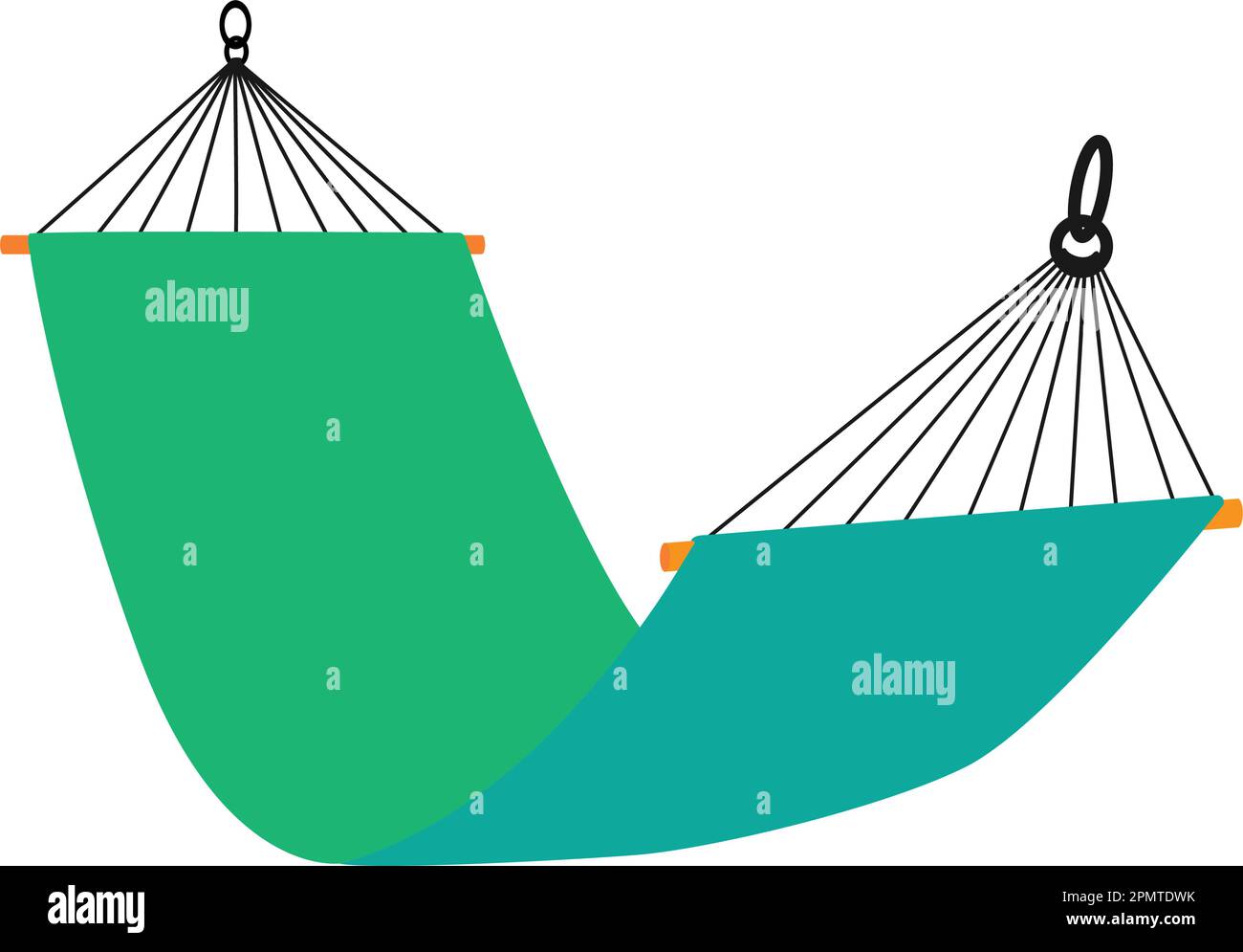 Hammock vector vectors hi-res stock photography and images - Alamy