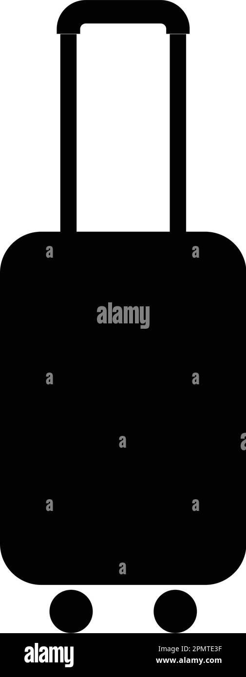 Suitcase icon travel baggage vector icon suitcase flat logo isolated hi ...