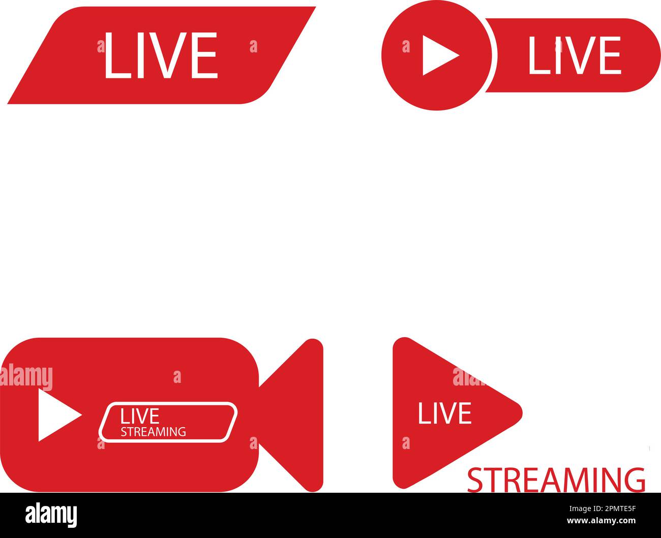 Live streaming frame Stock Vector Images - Alamy