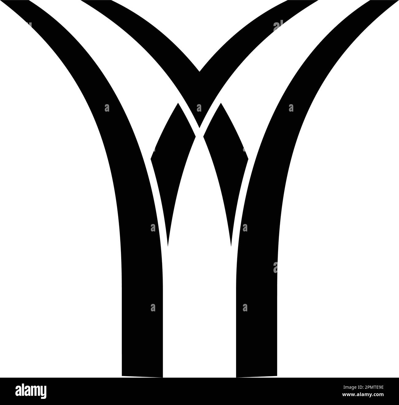 Train track vector top view Stock Vector Images - Alamy