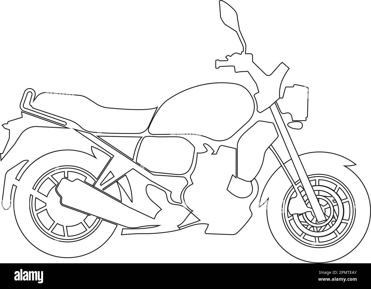 Harley silhouettes clip art hi-res stock photography and images - Alamy