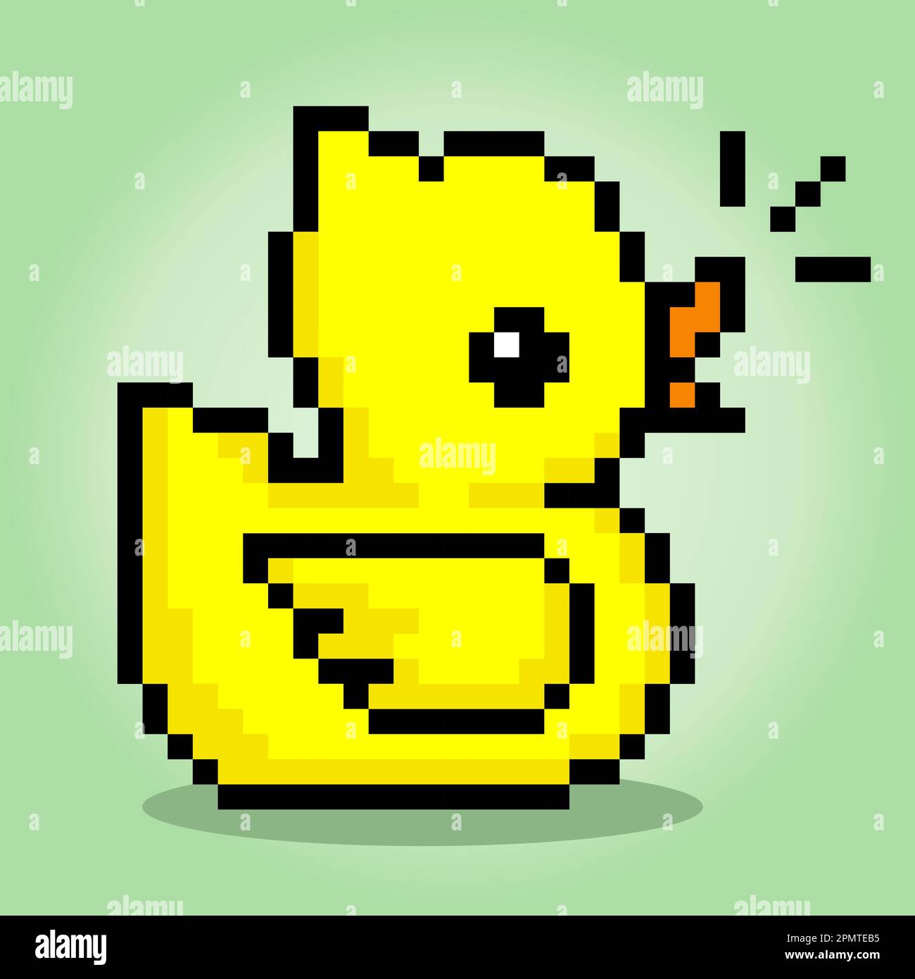 8-bit duck pixels. Animal game assets in vector illustrations Stock Vector Image & Art - Alamy
