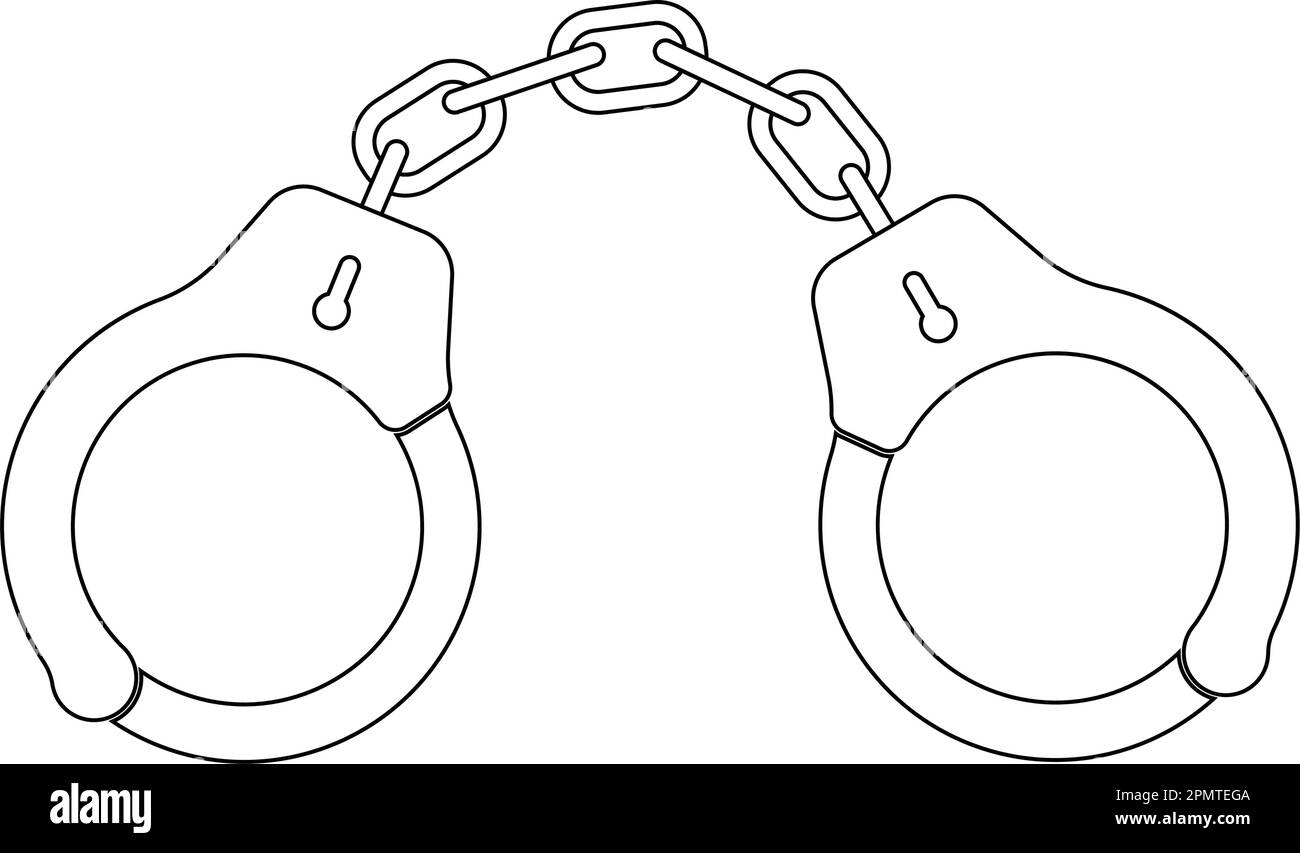 handcuffs icon vector illustration design Stock Vector Image & Art - Alamy