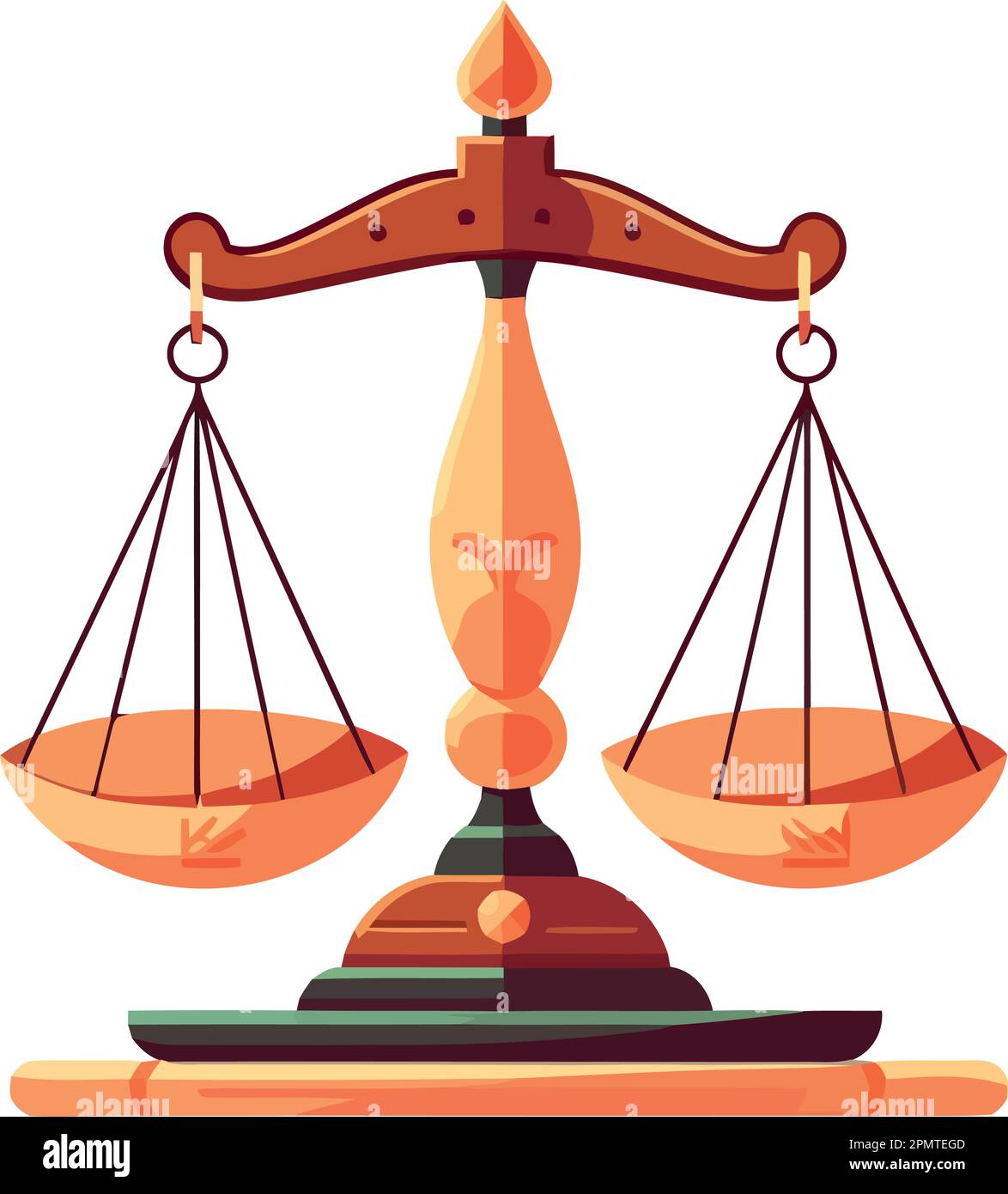 Symbol of justice, scale in balance Stock Vector Image & Art - Alamy