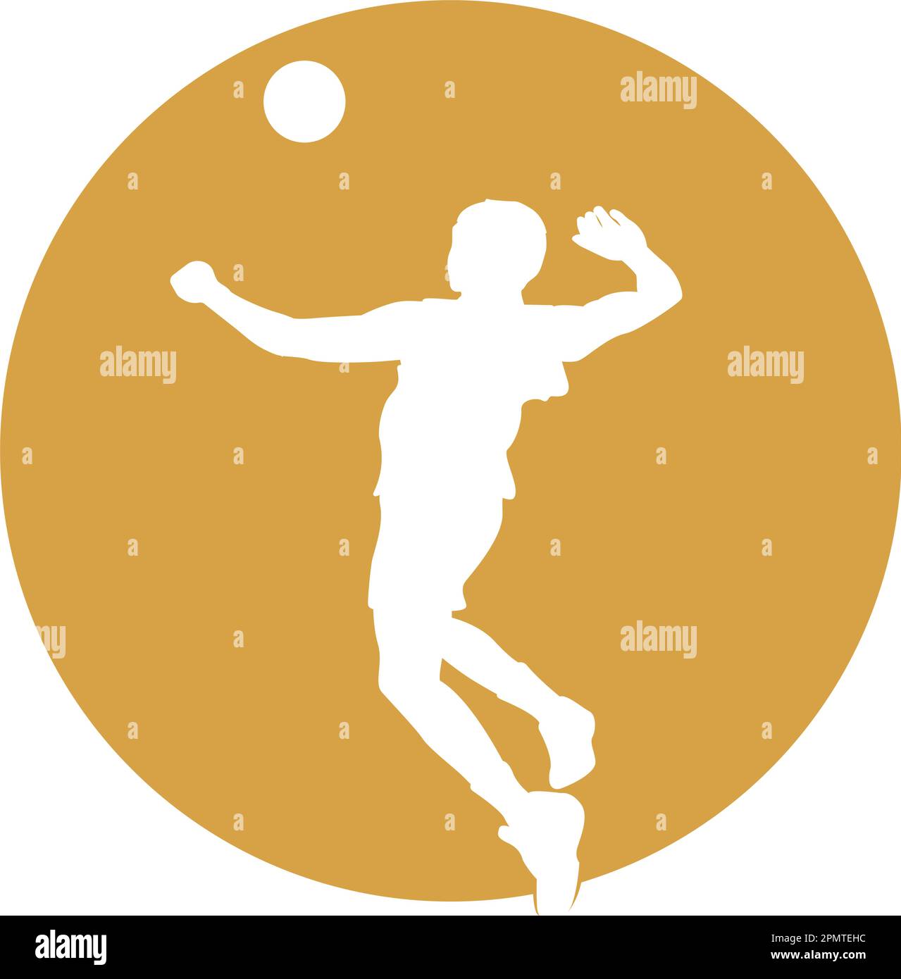 male volleyball player icon doing smash Stock Vector Image & Art - Alamy