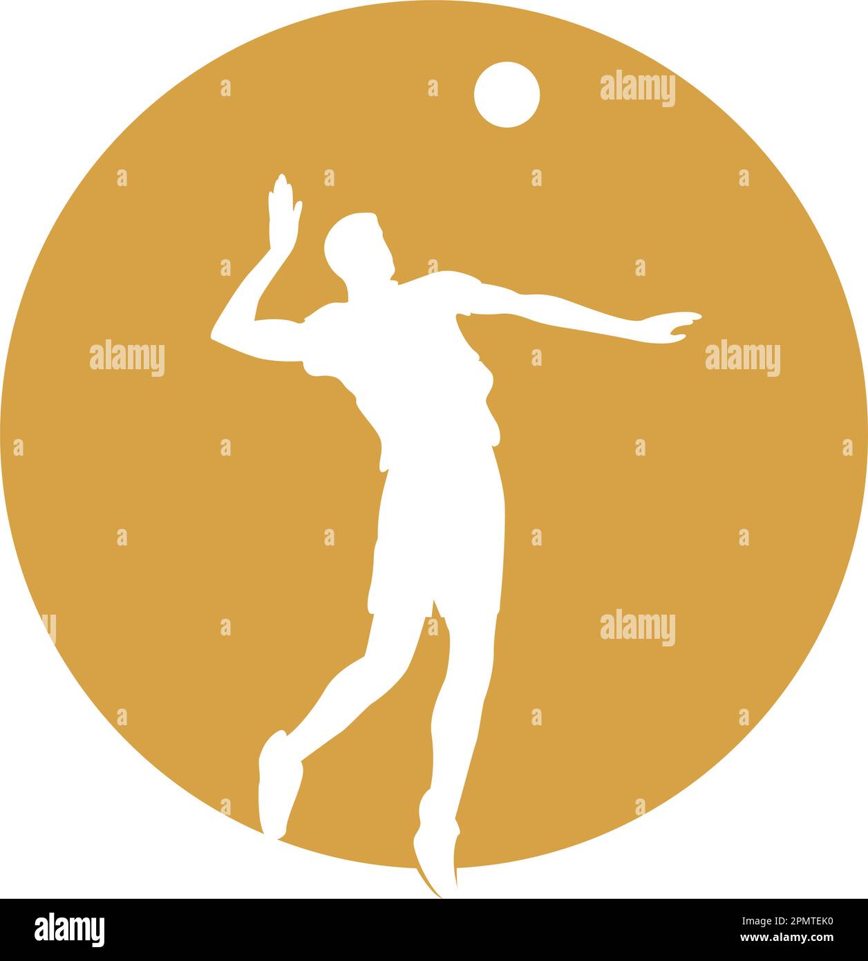 male volleyball player icon doing smash Stock Vector Image & Art - Alamy