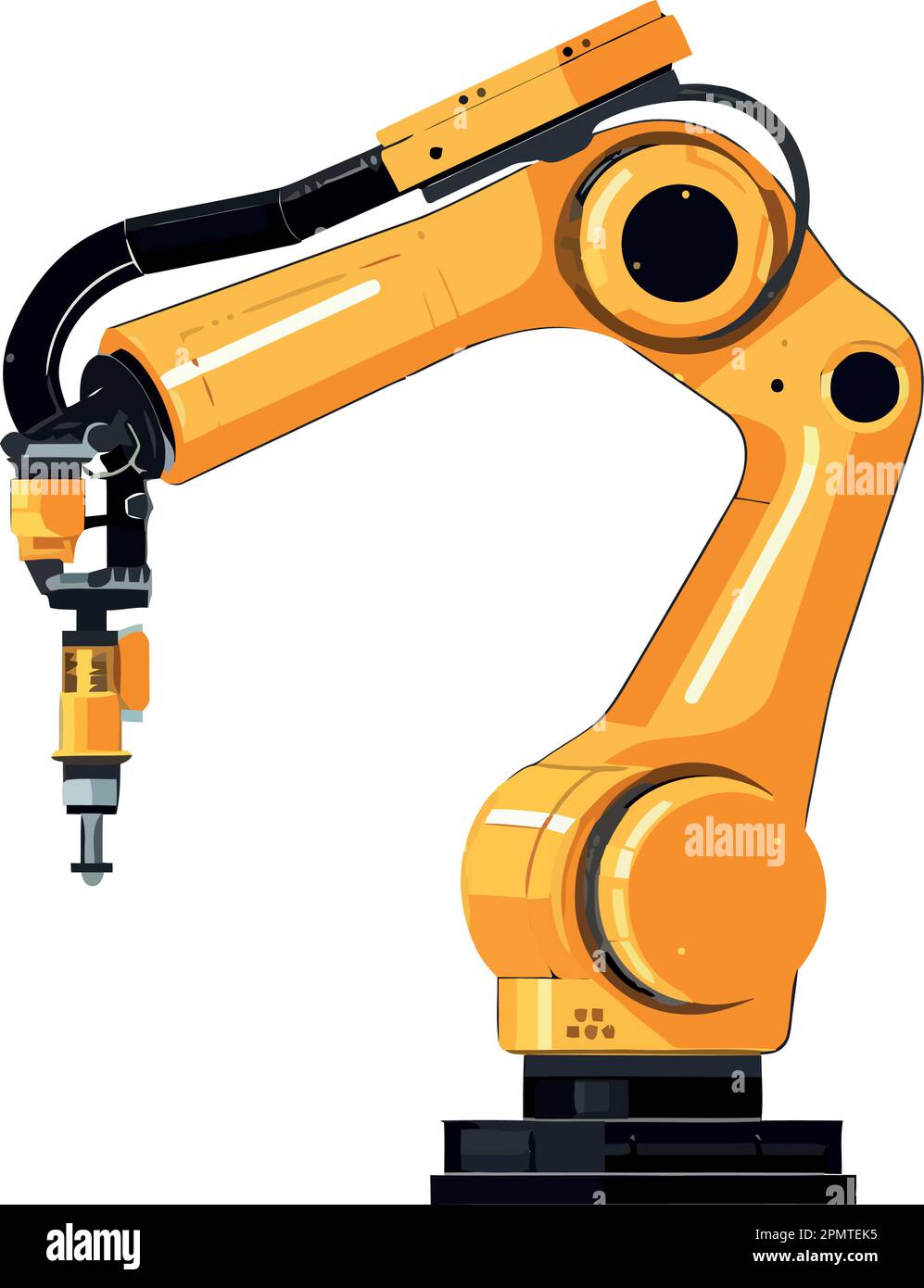 Robotic arm, manufacturing automated equipment Stock Vector Image & Art - Alamy